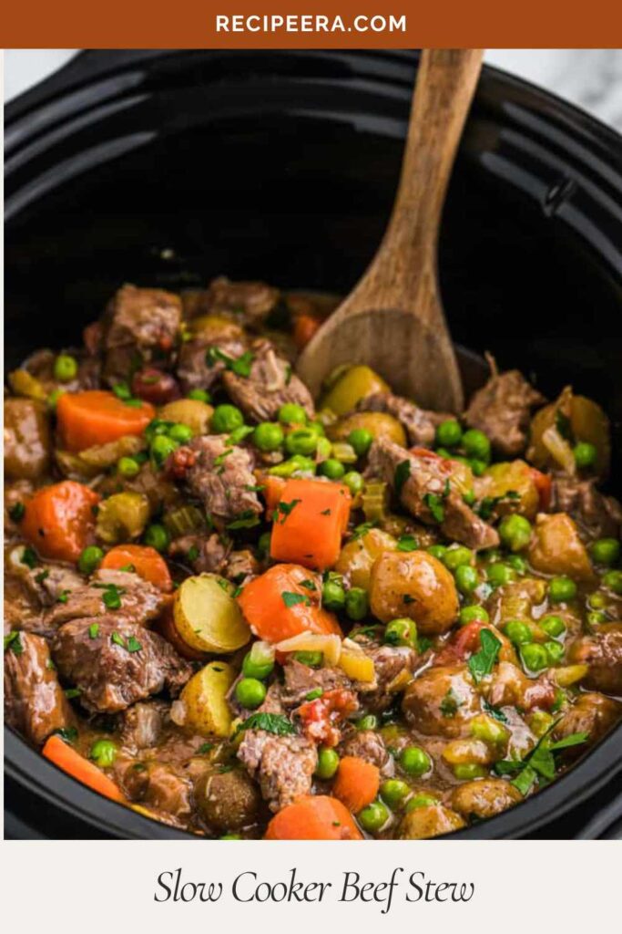 Beef Stew Slow Cooker Recipe | Recipeera