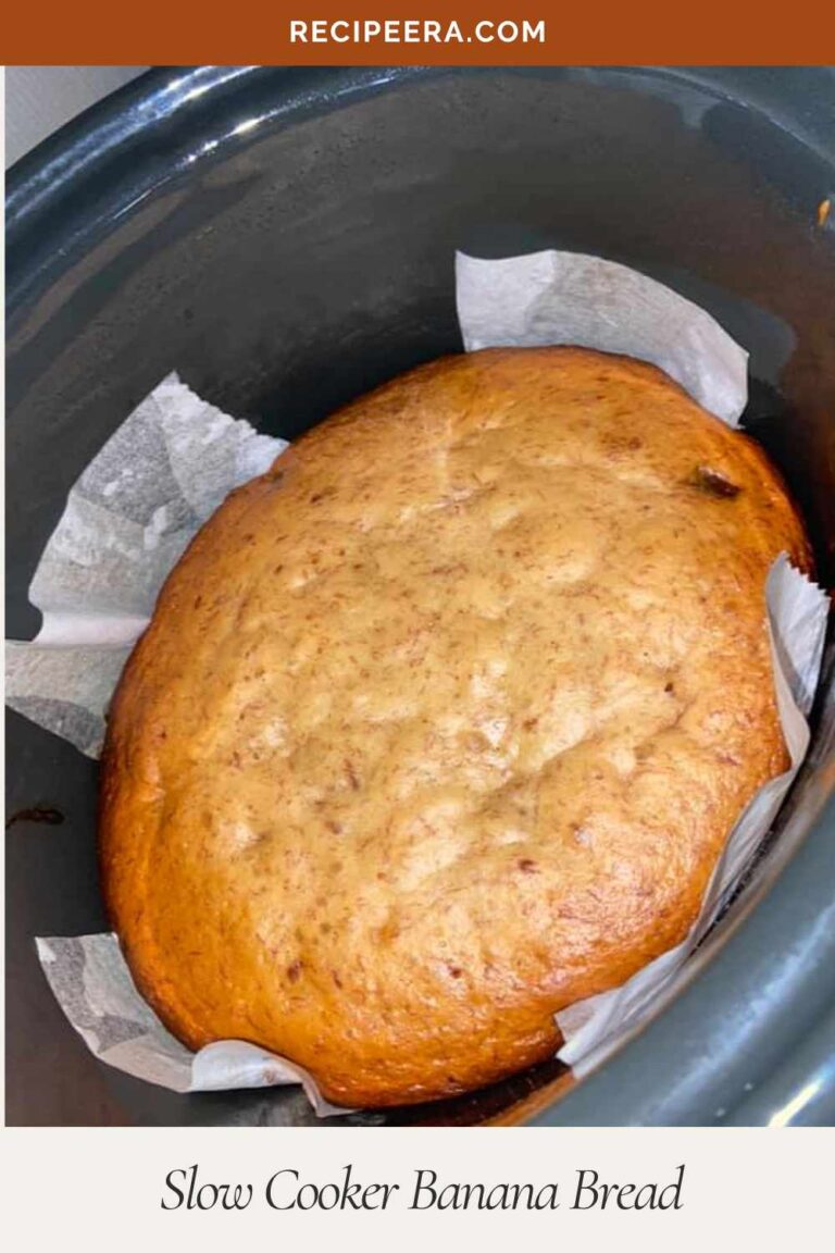 Slow Cooker Banana Bread | Recipeera