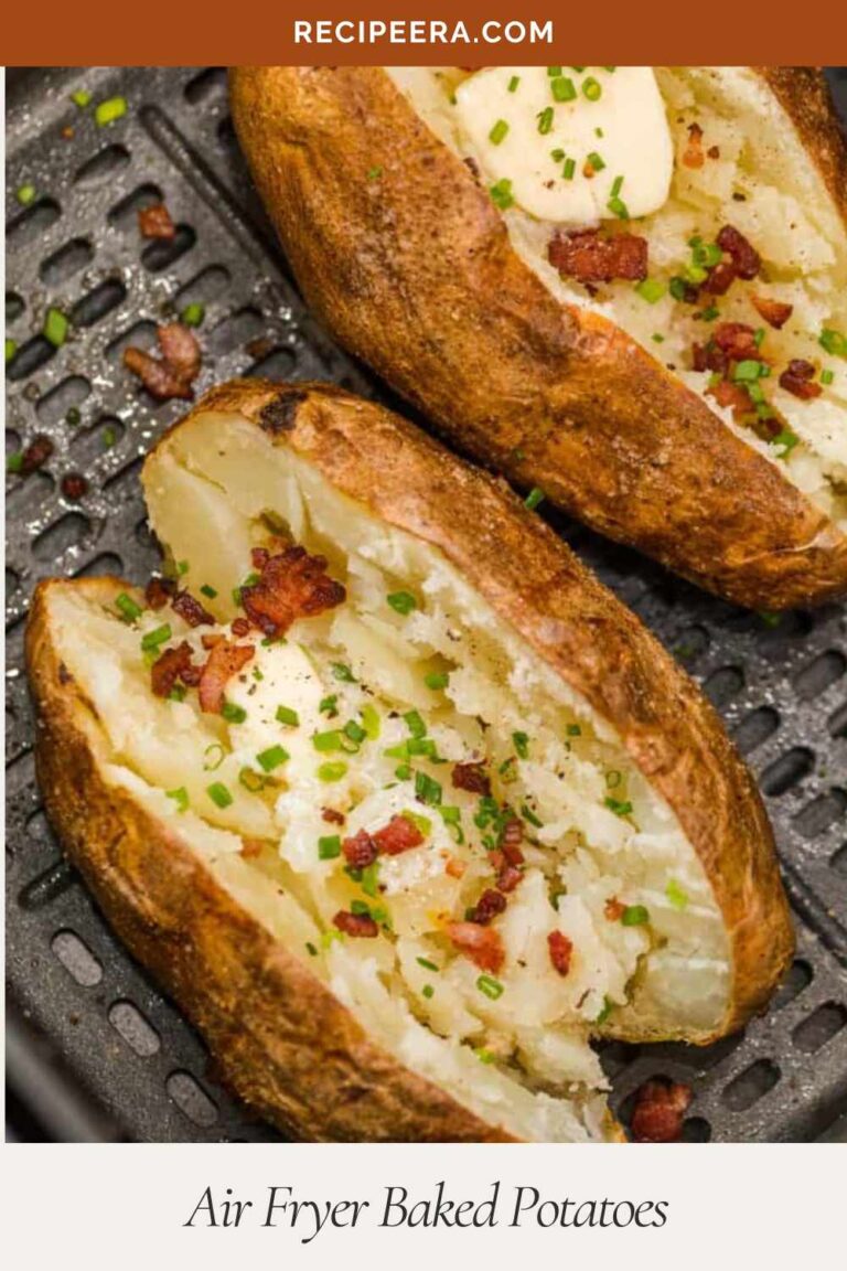 Air Fryer Baked Potatoes | Recipeera