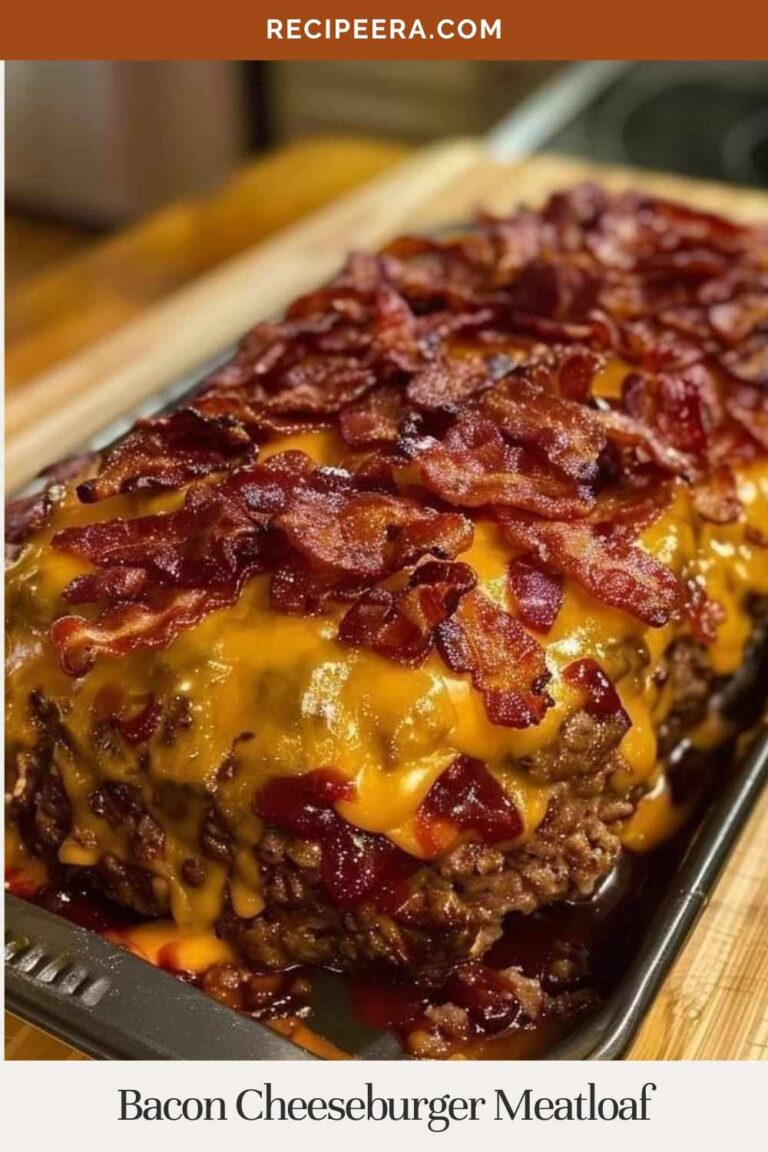 Bacon Cheeseburger Meatloaf | Recipeera
