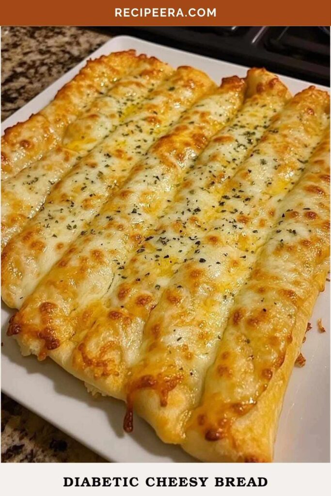 Diabetic Cheesy Bread Recipe | Recipeera