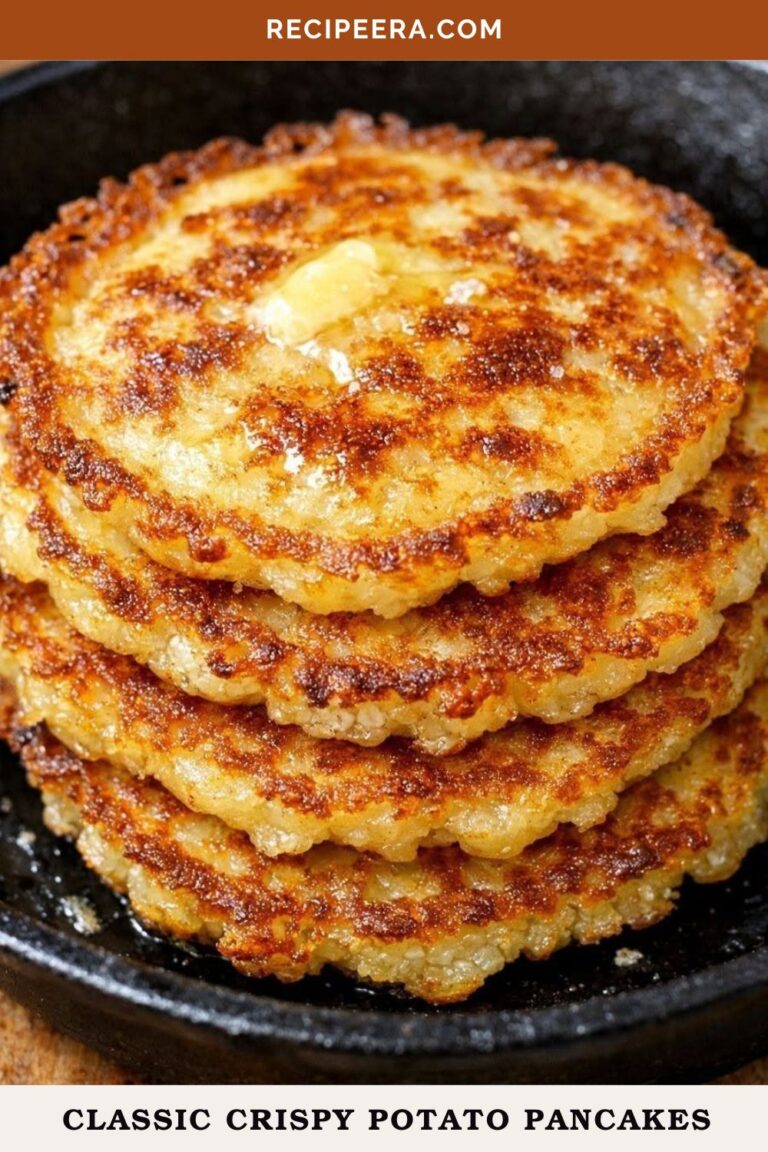 Classic Crispy Potato Pancakes | Recipeera
